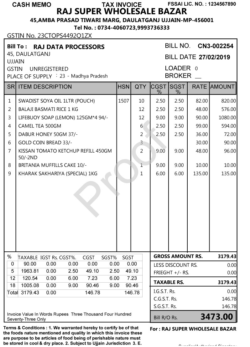 Invoice Format Gst Pdf PDF Template Invoice Format Gst Pdf PDF Template